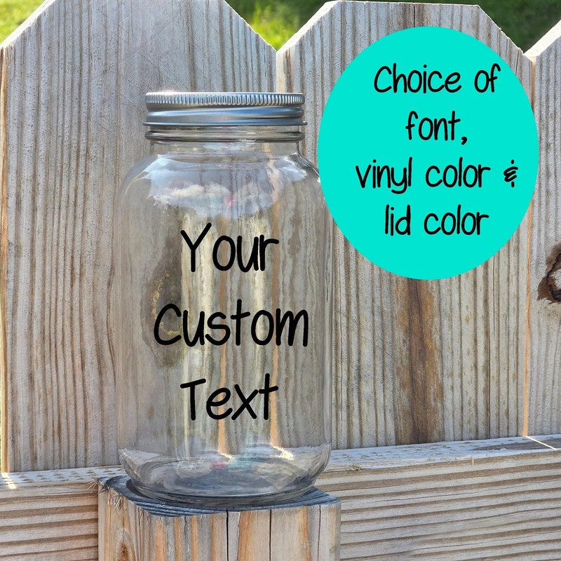 Mason Jar Decal - Etsy