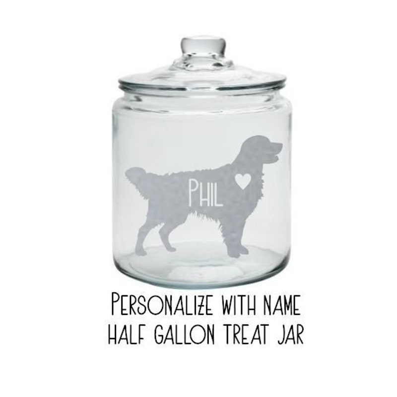 Dog Treat Jar - Etsy