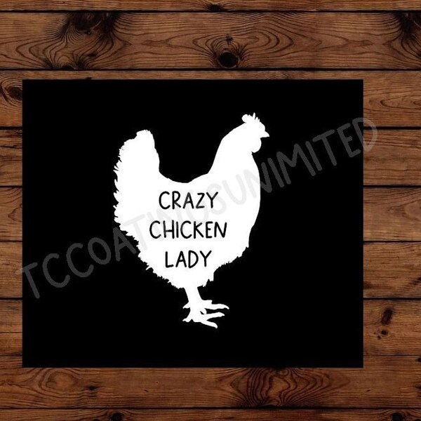 Crazy Chicken Lady - Etsy