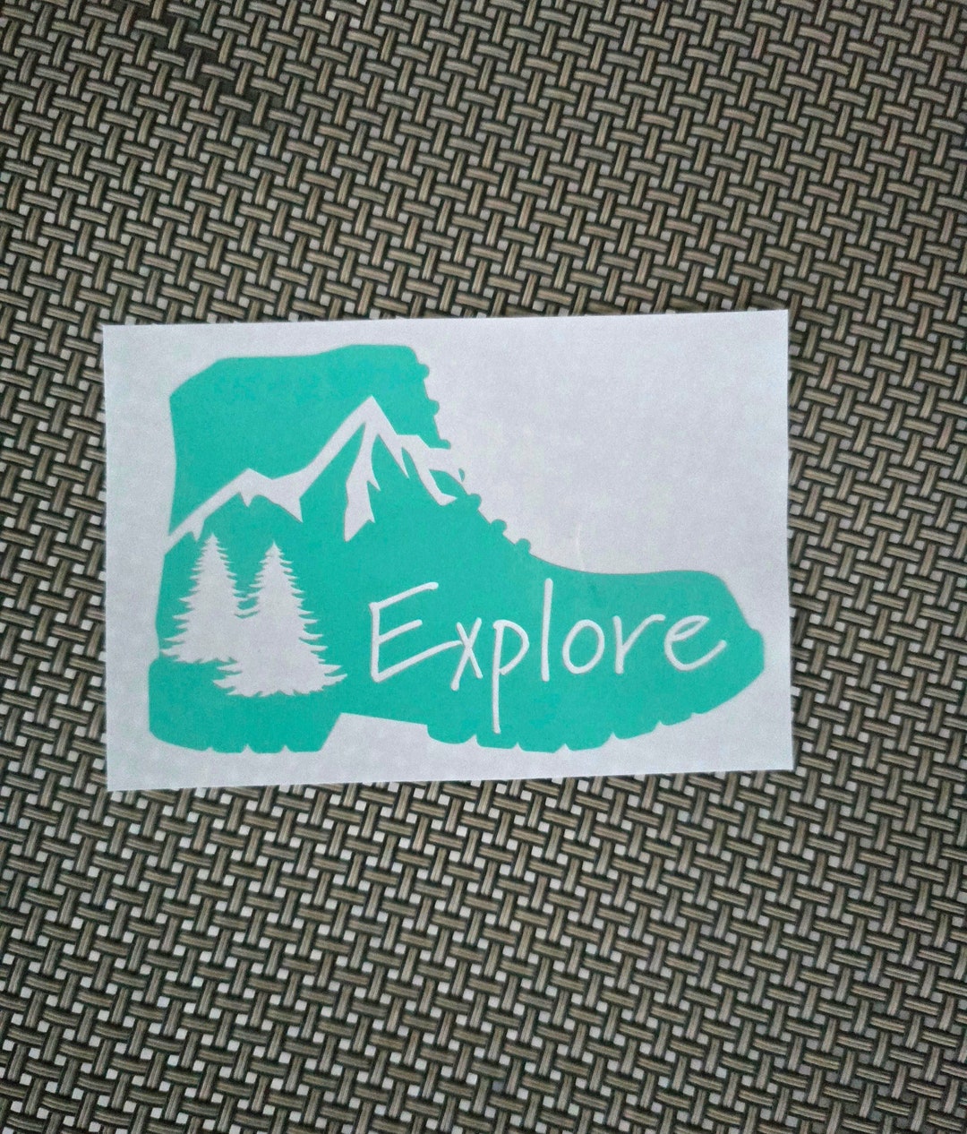 Explore Hiking Boot Decal / Vinyl Graphic Decal Many Color Options - Etsy