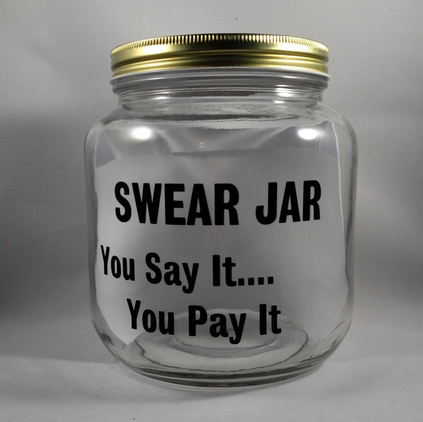 Personalized Family Fund Swear Jar You Say It You Pay It - Etsy