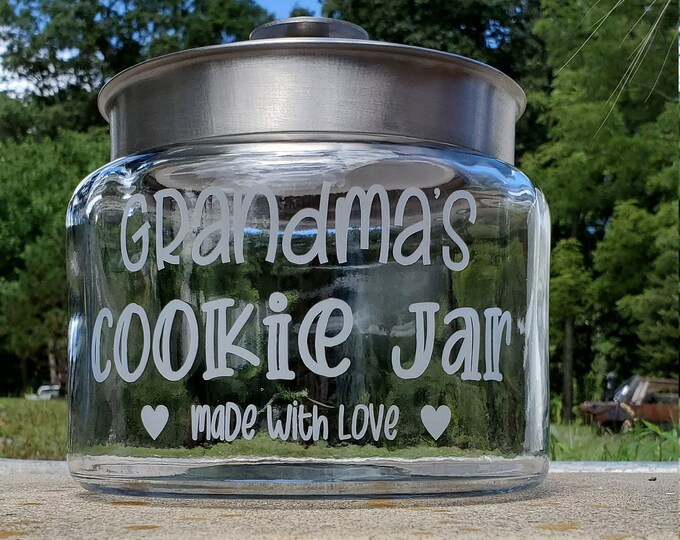 Personalized Cookie Jar - Etsy