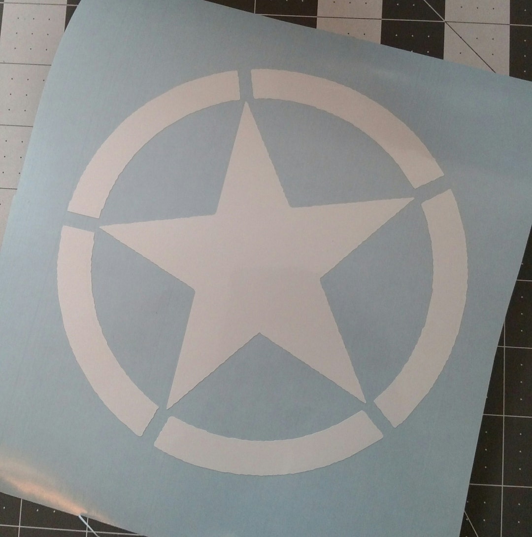 Invasion Star WWII Vinyl Graphic Decal (12 Inch +) - Etsy