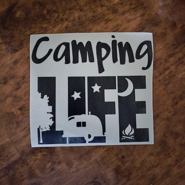 Camper Vinyl Decal - Etsy