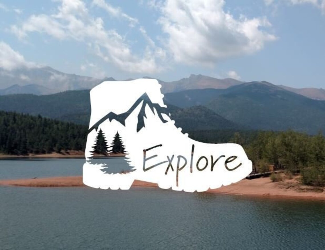 Explore Hiking Boot Decal / Vinyl Graphic Decal Many Color Options - Etsy