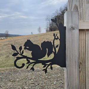 Squirrel Metal Plant Hanger / Bird Feeder Hanger Bracket, Decorative ...