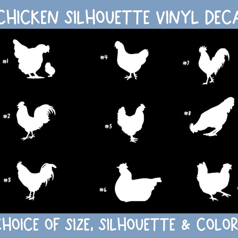 Chicken Decal - Etsy