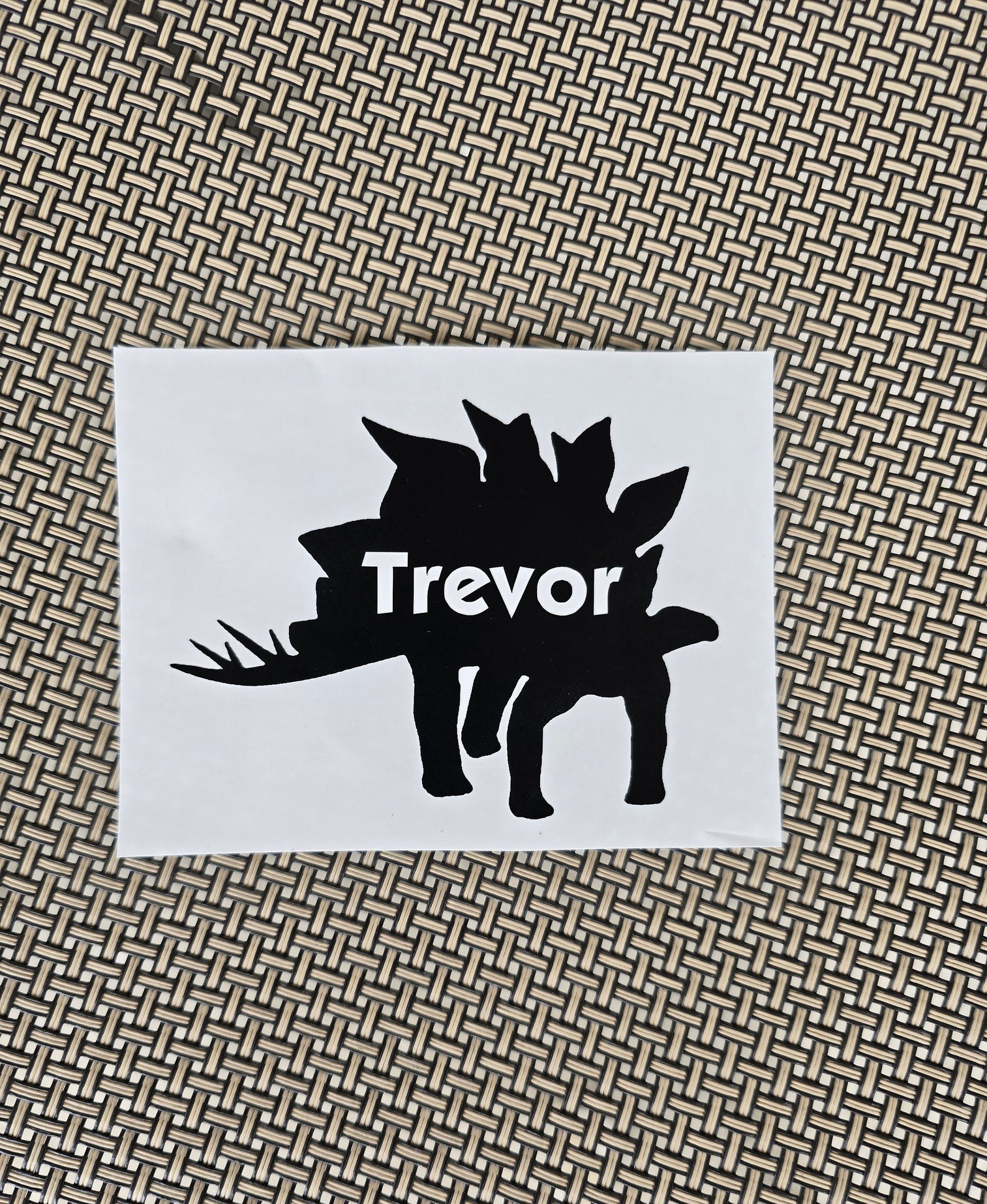 Dinosaur Vinyl Decal Personalized With Name, Custom Decal, Dino - Etsy