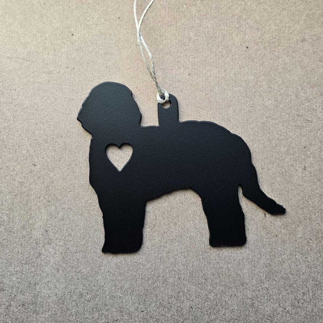 Cockapoo Ornament: Black Powder Coated Metal, Personalized Dog Gift - Etsy