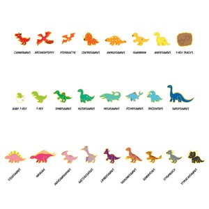 0.6 - 1.25" Tiny Dino Friends Enamel Pins - Etsy