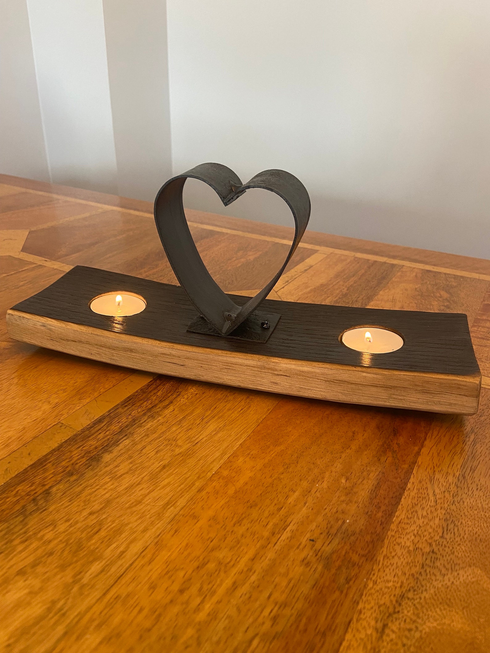 Whisky Stave Barrel Band Heart / Whisky Barrel Hoop Heart / Rustic ...