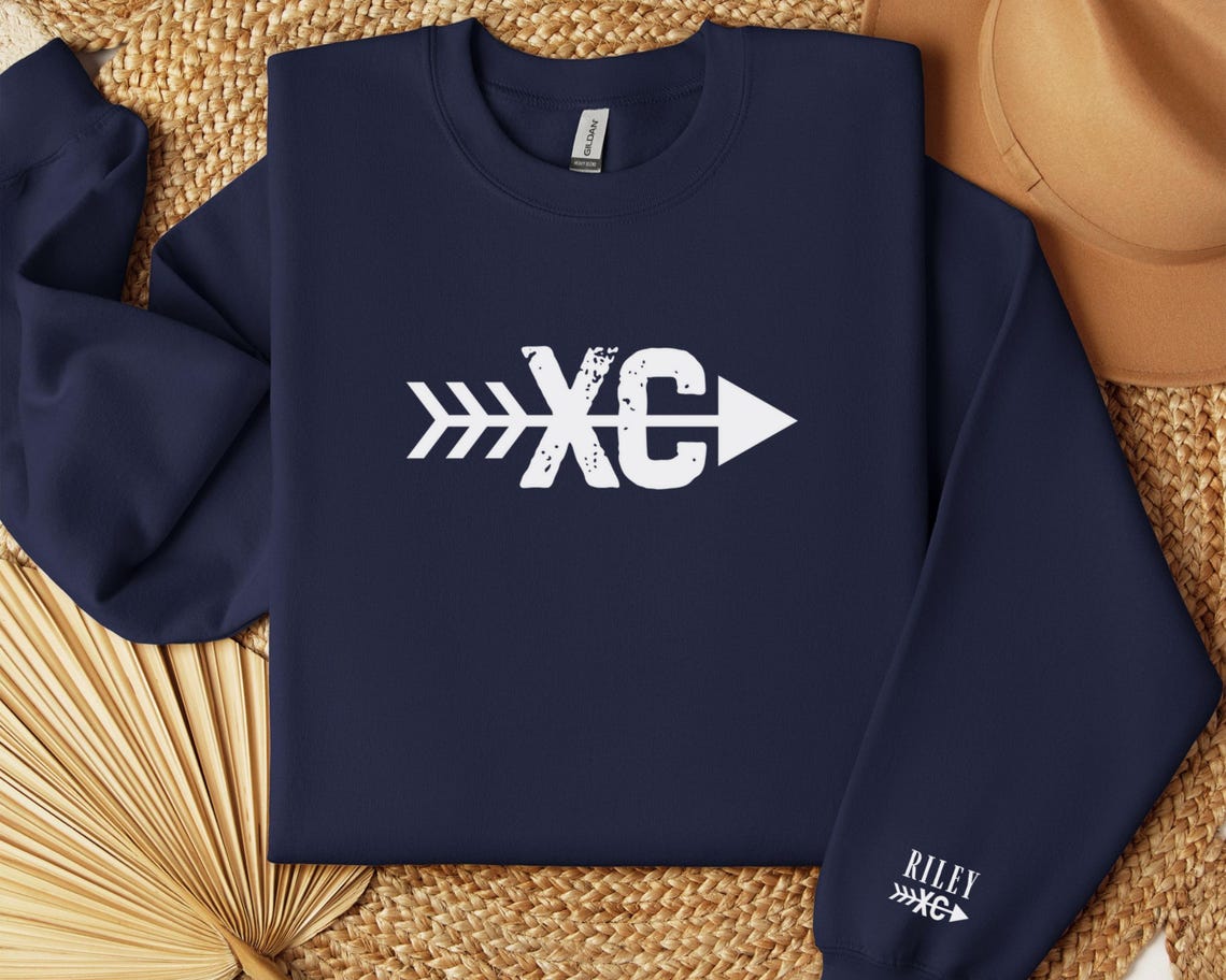 Personalized XC Running Sweatshirt, Custom Cross Country Sweatshirt, XC ...
