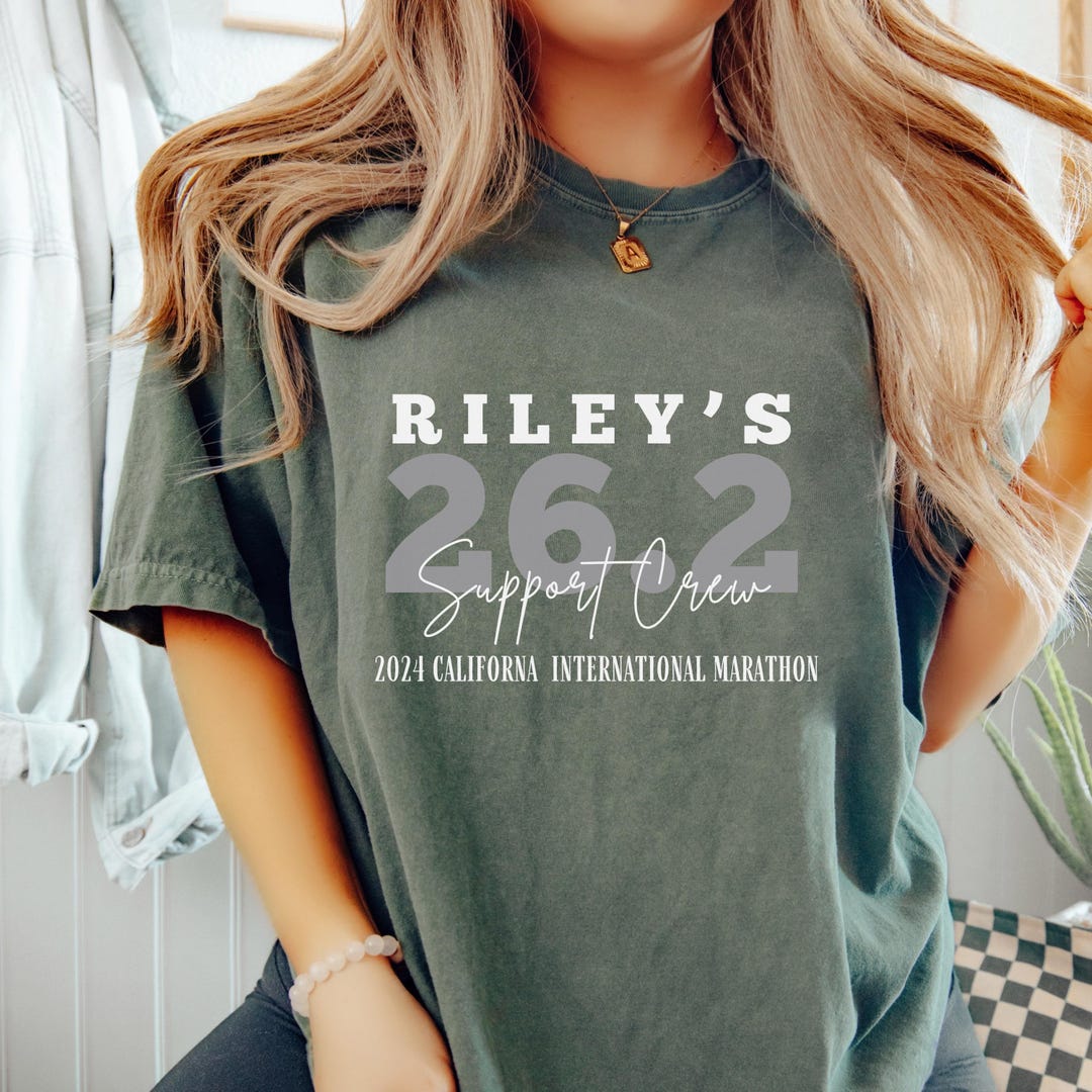 Marathon Support Crew Shirt, Marathon Support Squad Shirt, Personalized ...