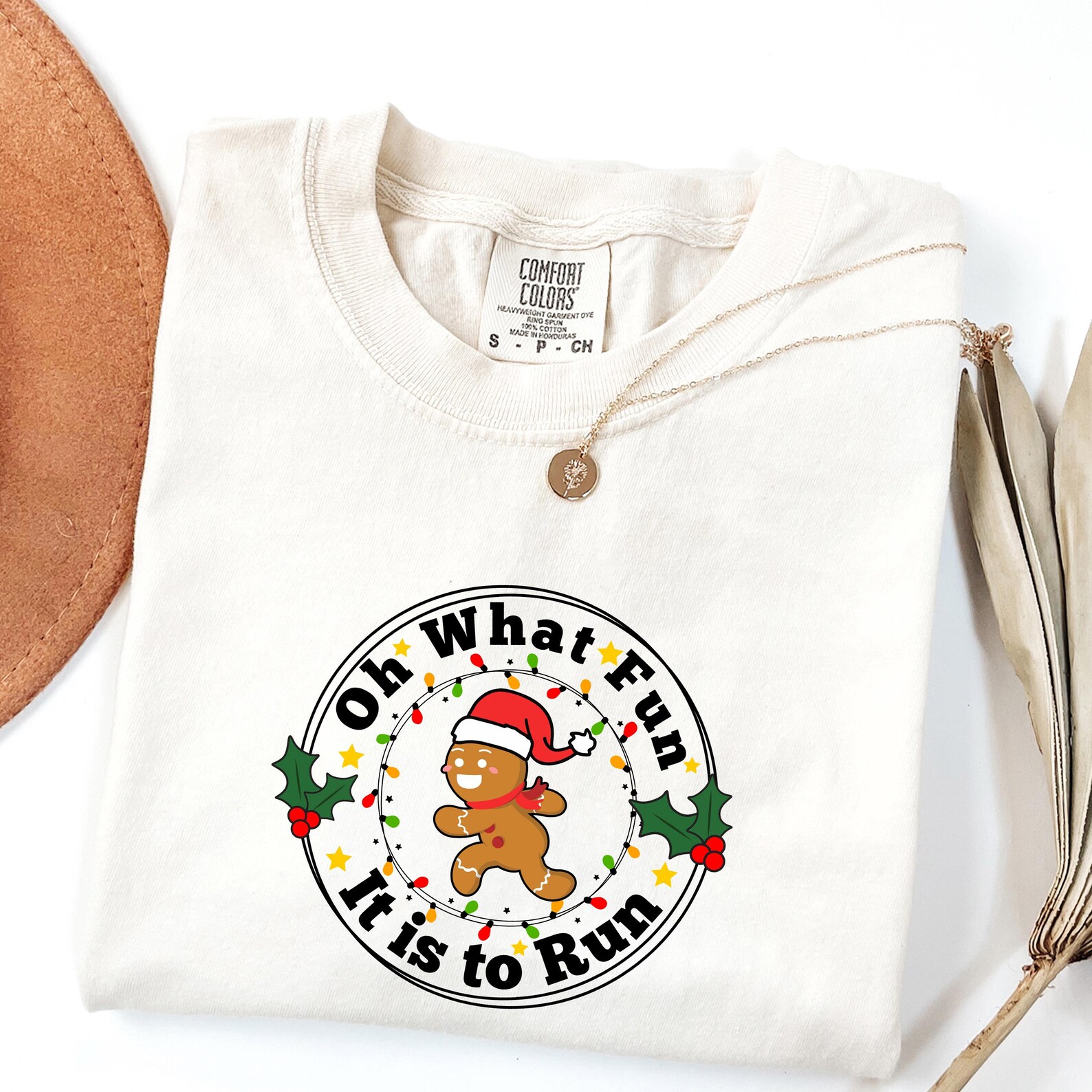 Christmas Running Shirt, Retro Running Shirt, Gingerbread Christmas ...
