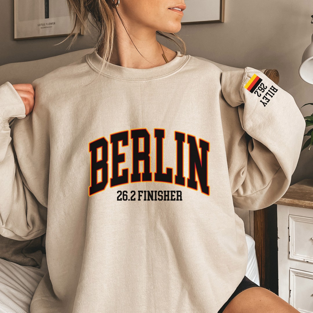 Berlin Sweatshirt, Custom Marathon Sweatshirt, Marathon Finisher ...