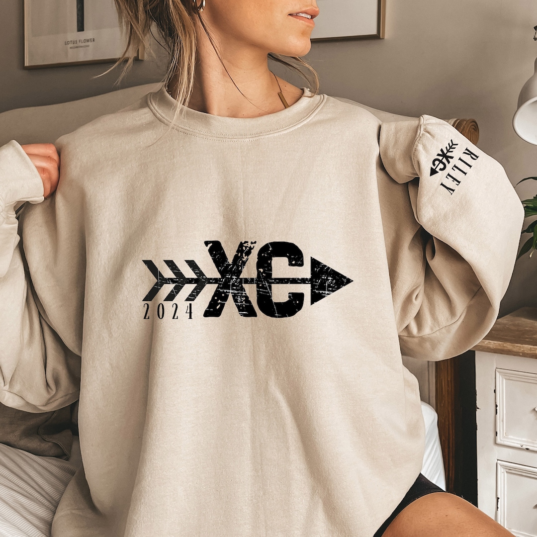 Personalized XC Running Sweatshirt, Custom Cross Country Sweatshirt, XC ...