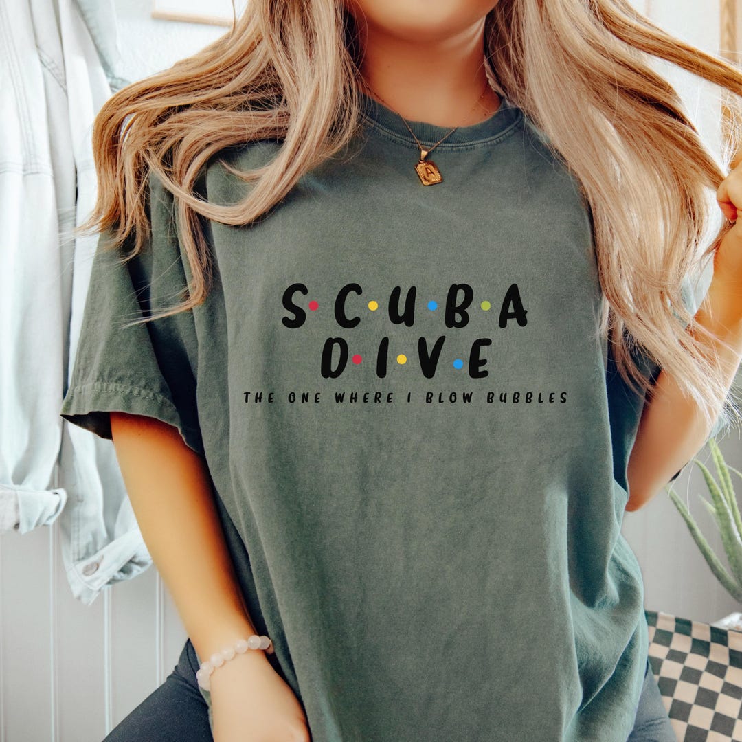Scuba Diver Shirt, Scuba Diving Shirt, Dive Shirt, Diving Shirt, Scuba ...