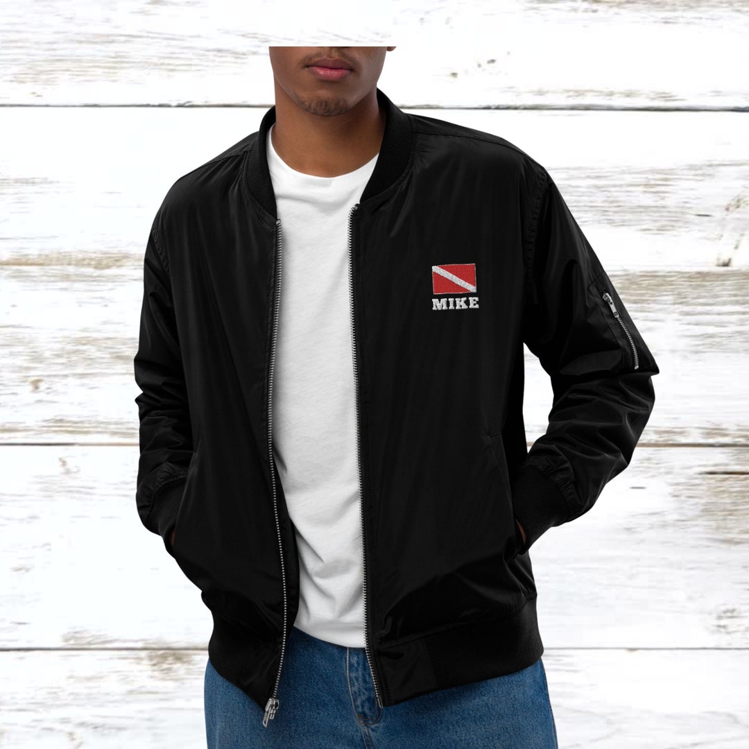 Embroidered Scuba Diver Jacket, Scuba Diving Jacket, Custom Diving ...