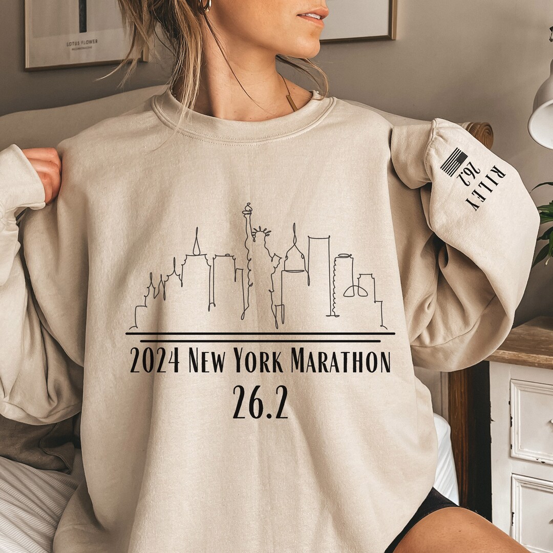 Personalized Running Sweatshirt, Custom Marathon Sweatshirt, Marathon ...