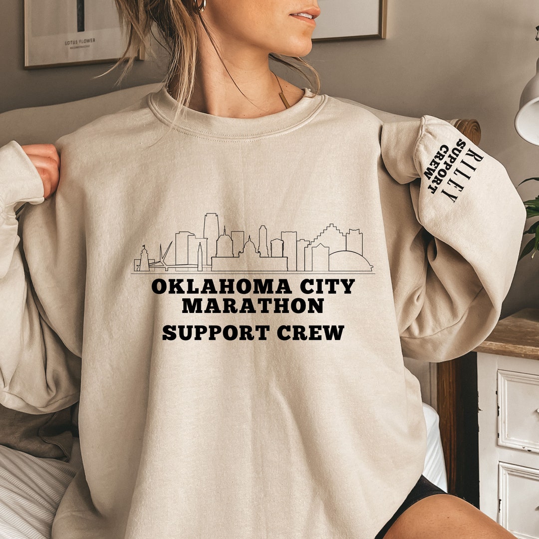 Marathon Support Crew, Personalized Marathon Support Crew Sweatshirt ...