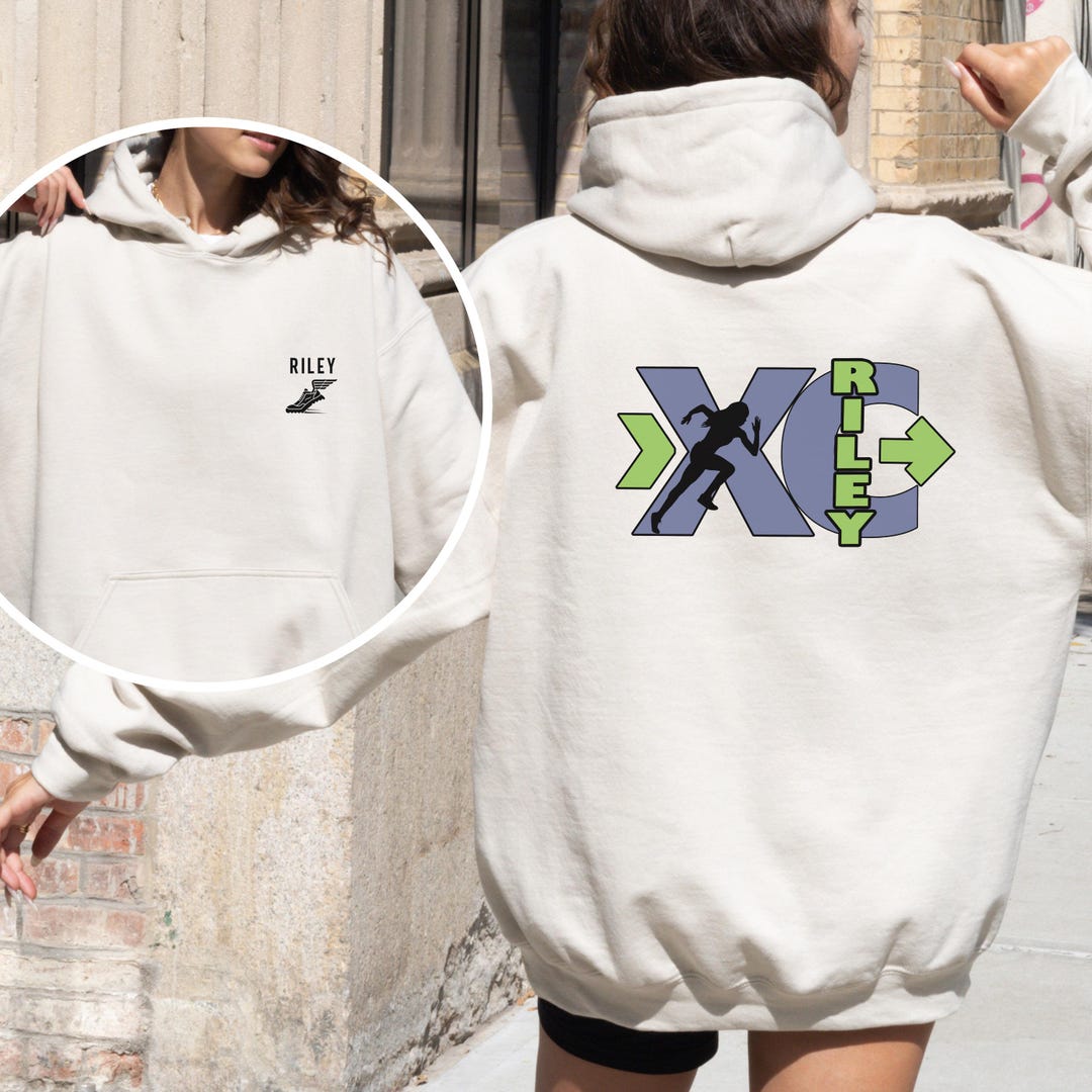 Cross Country Hoodie, XC Hoodie, Personalized XC Hoodie, XC Team Hoodie ...