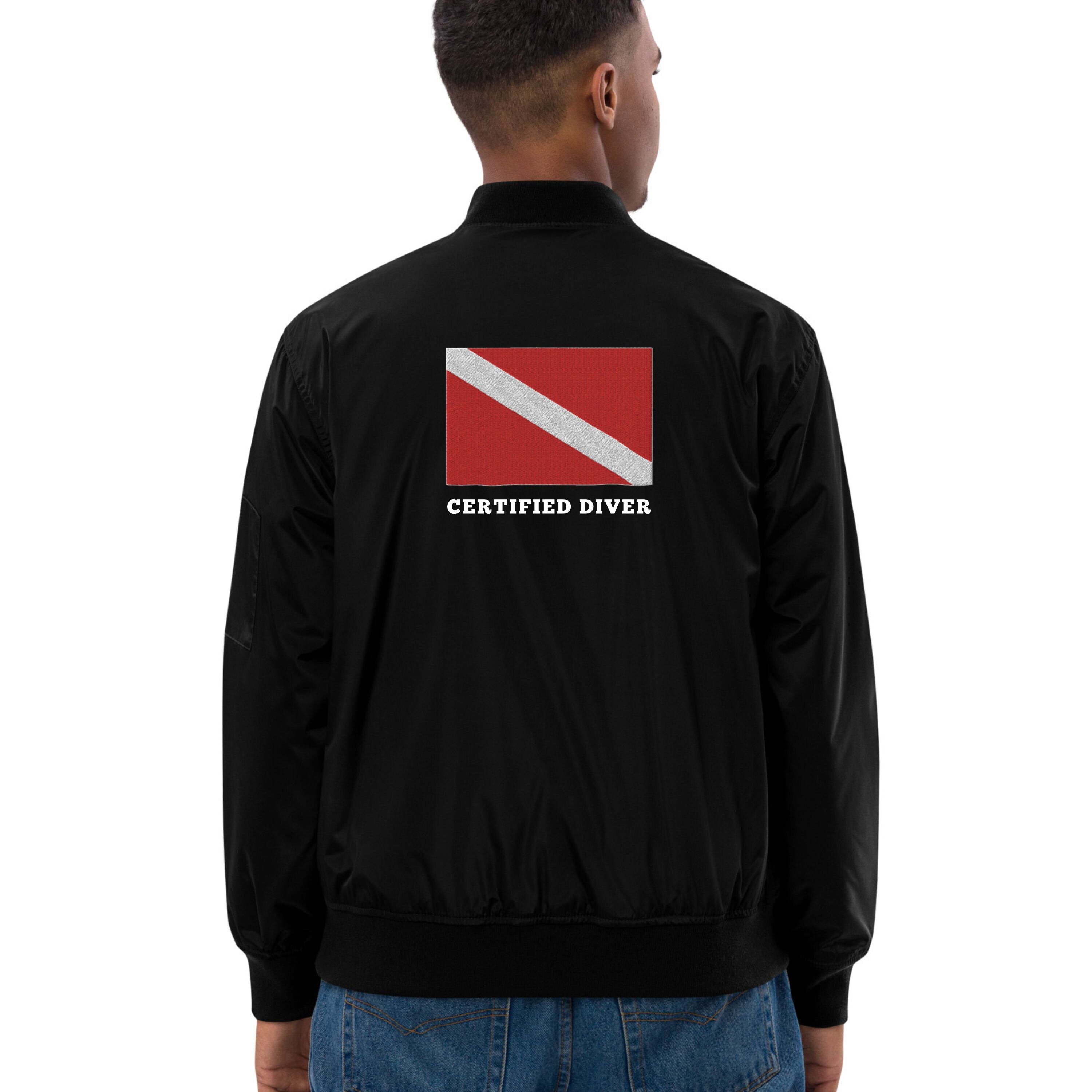 Embroidered Scuba Diver Jacket, Scuba Diving Jacket, Custom Diving ...