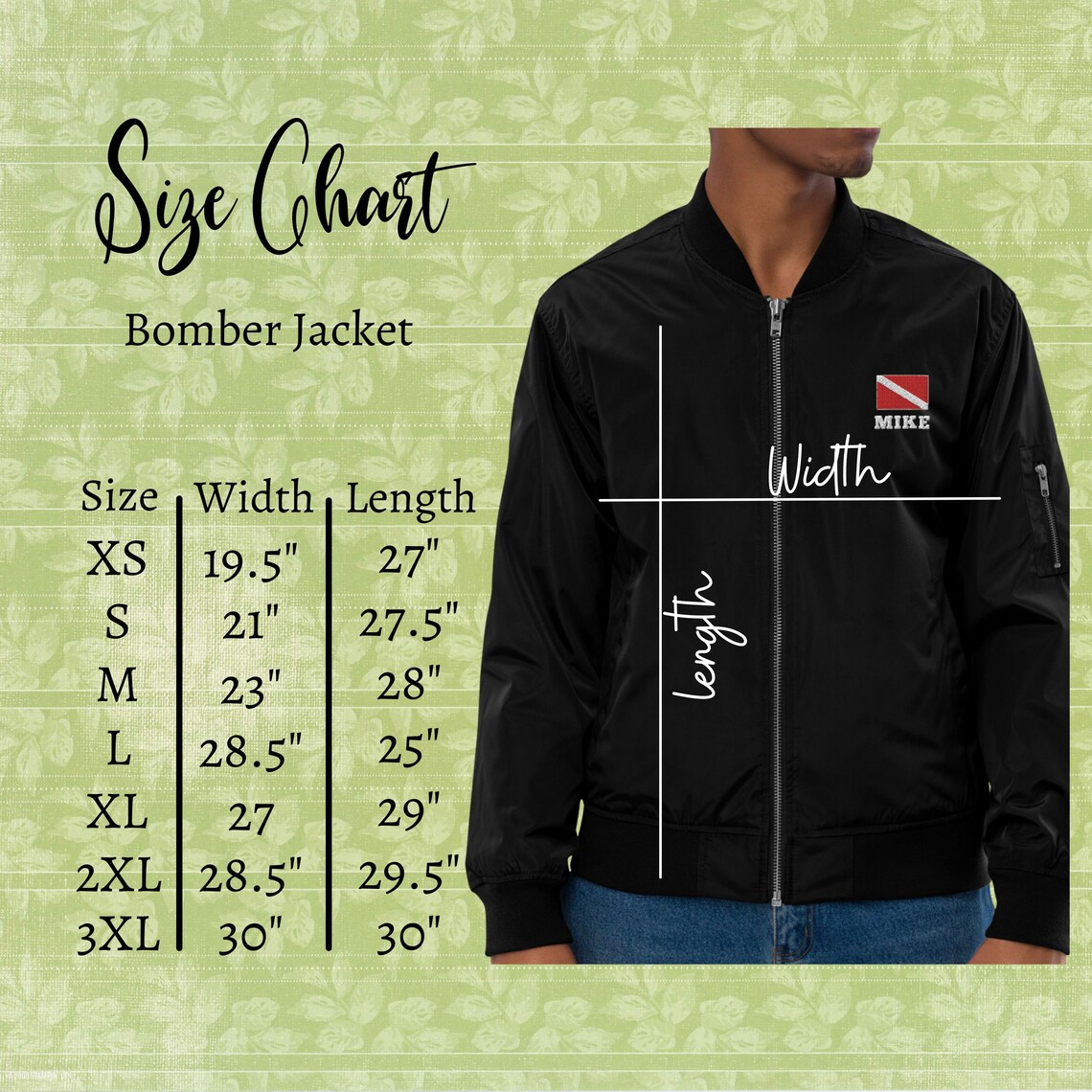 Embroidered Scuba Diver Jacket, Scuba Diving Jacket, Custom Diving ...