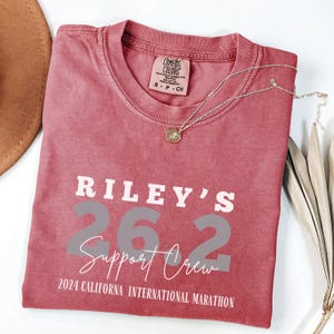 Marathon Support Crew Shirt, Marathon Support Squad Shirt, Personalized ...