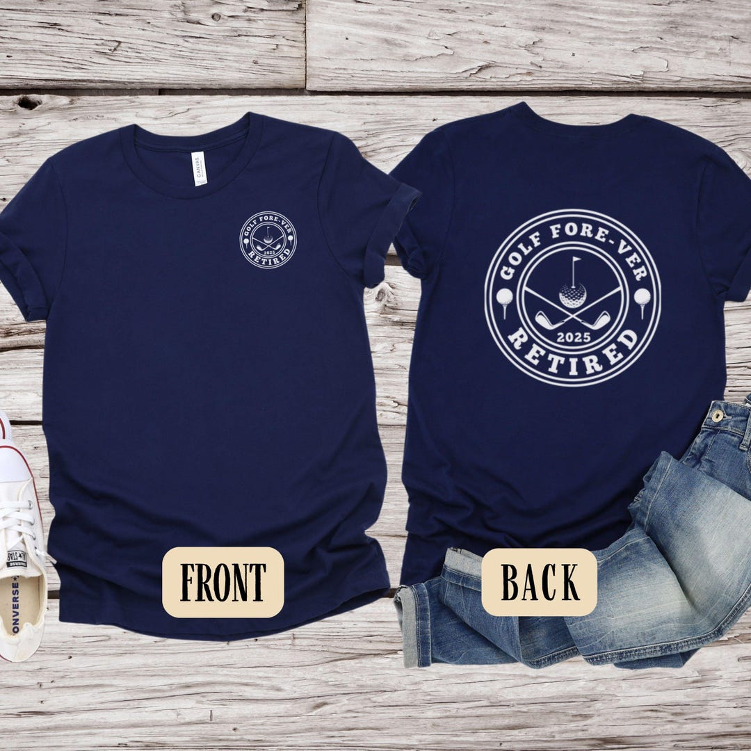 Golfing Retirement Gift, Golf Retirement Shirt, Personalized Retirement ...