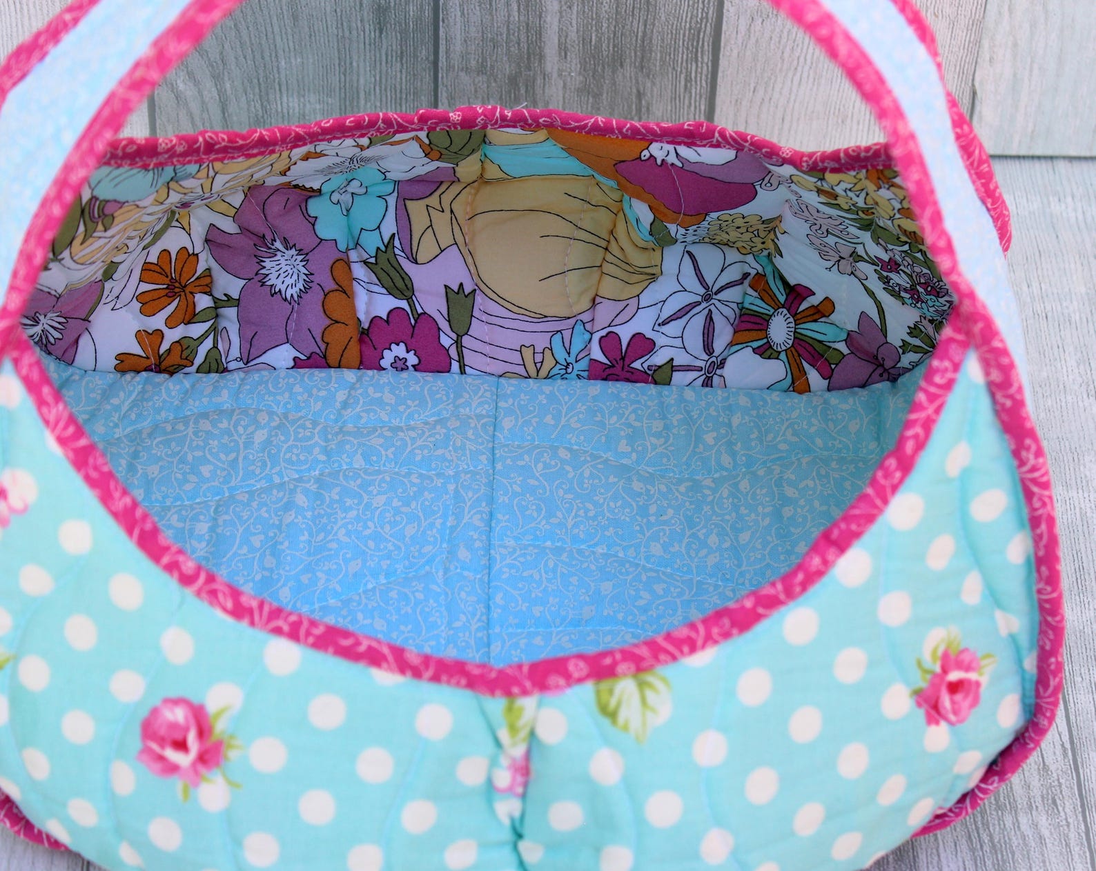 Gondola Fabric Storage Project Basket - Etsy