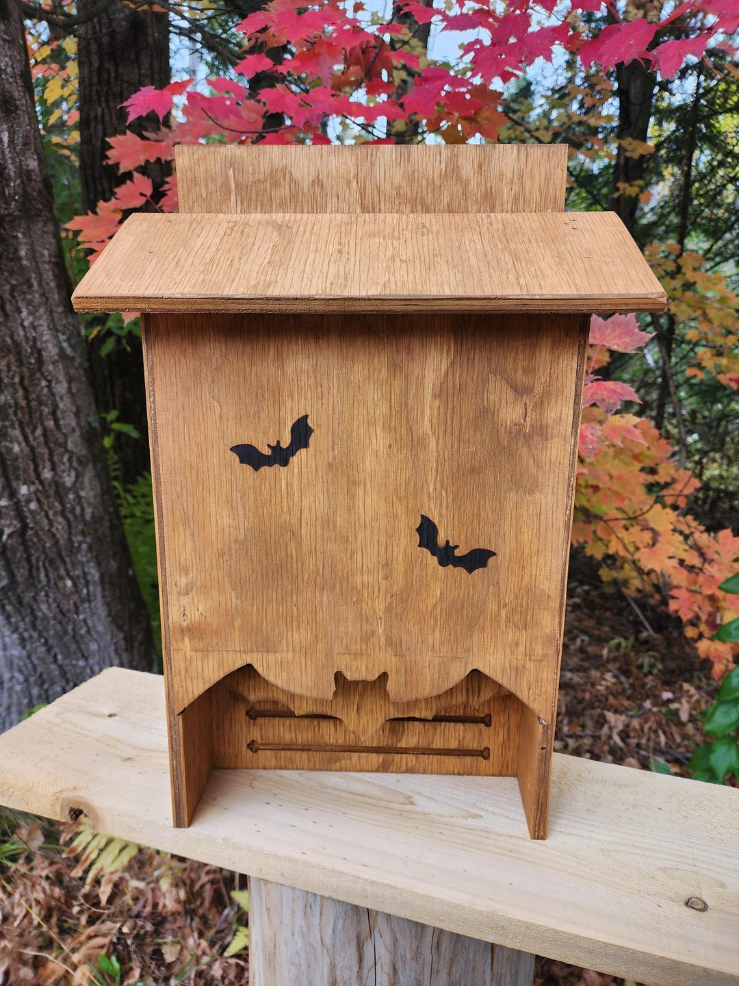 Bat House, Bat Box, Yard Decor, Rustic Bat House, Outdoor Bat House - Etsy