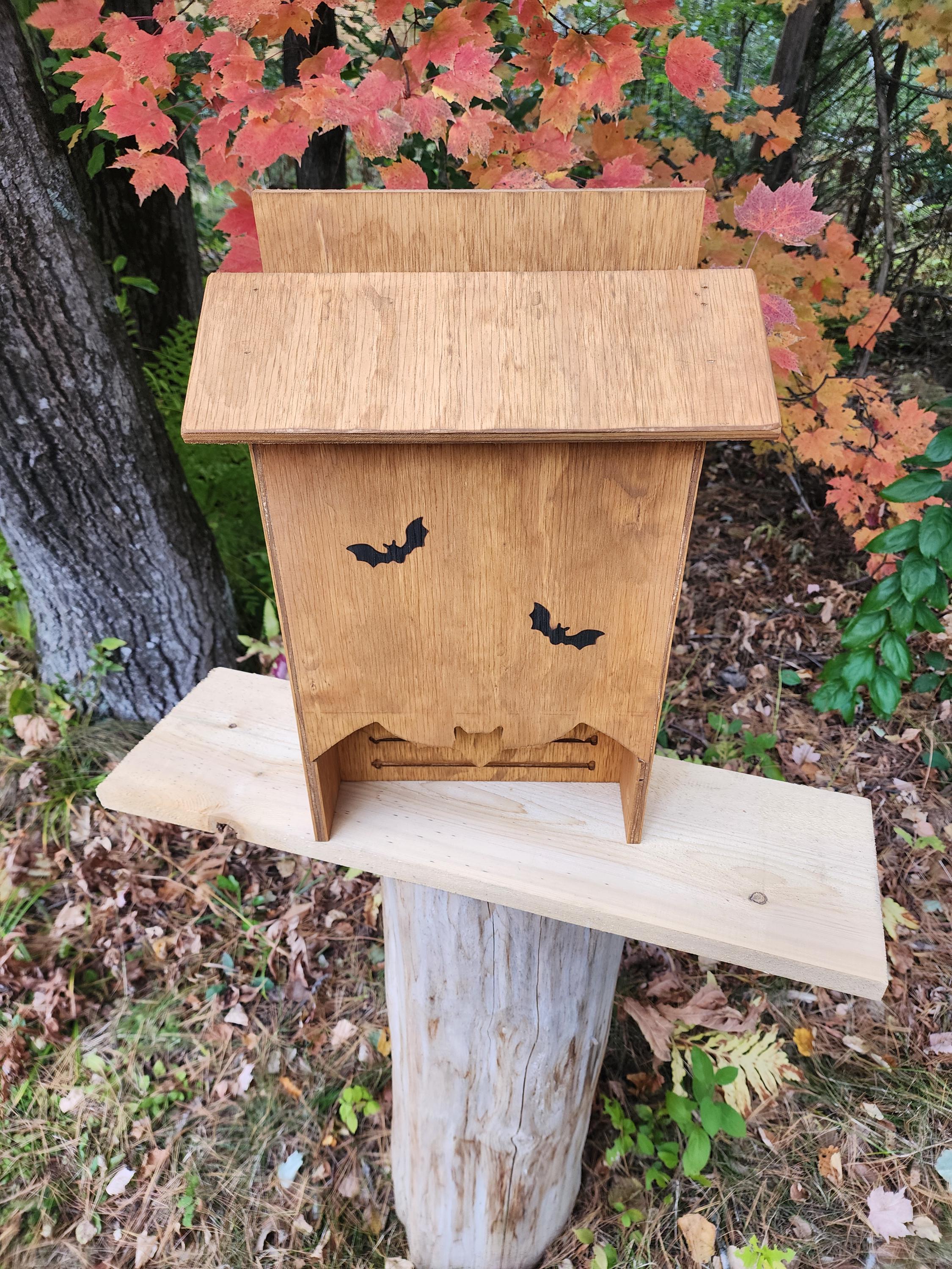 Bat House, Bat Box, Yard Decor, Rustic Bat House, Outdoor Bat House - Etsy