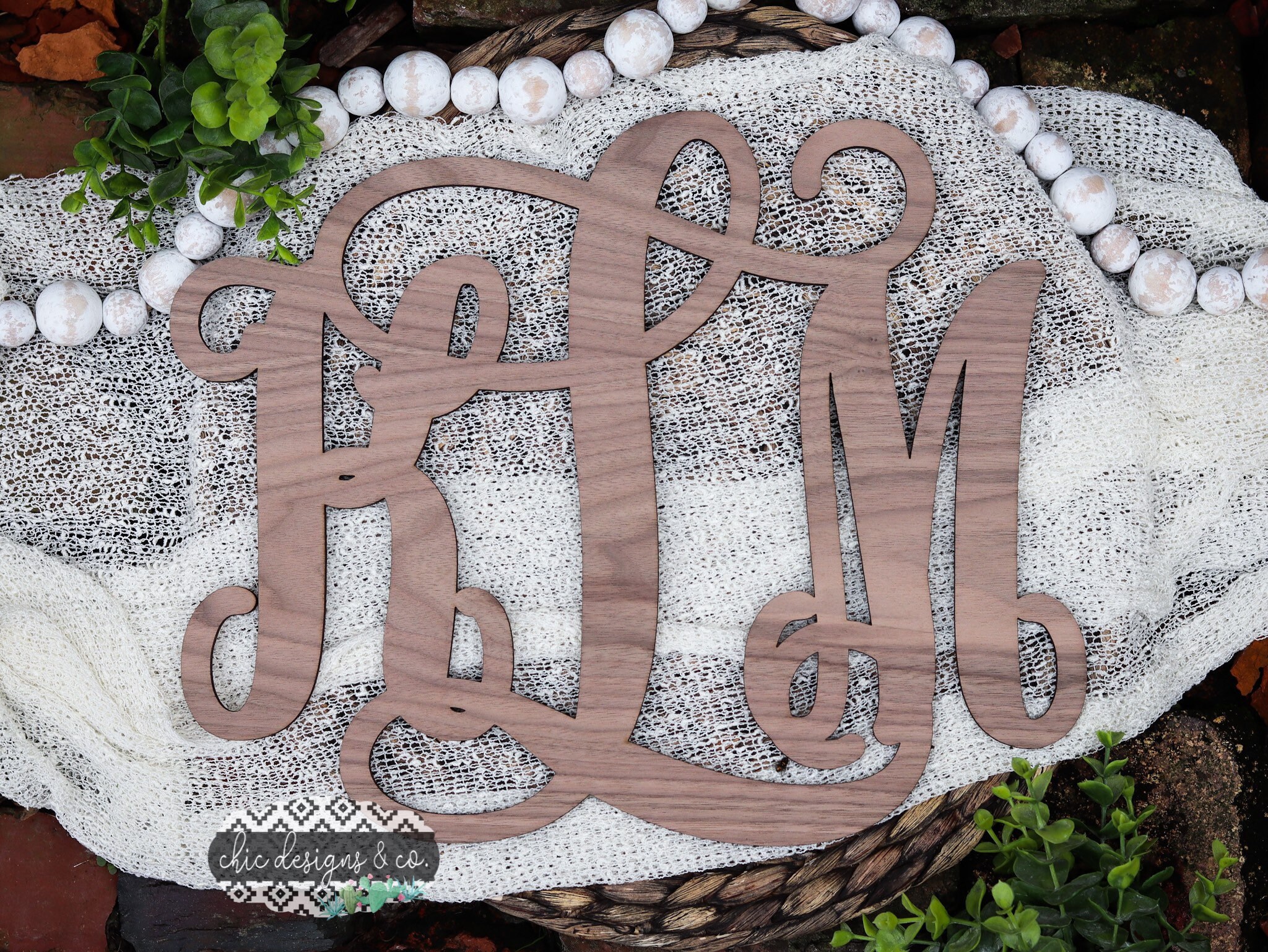 Wooden Monogram Cut Out Laser Cut Monogram Custom Monogram - Etsy