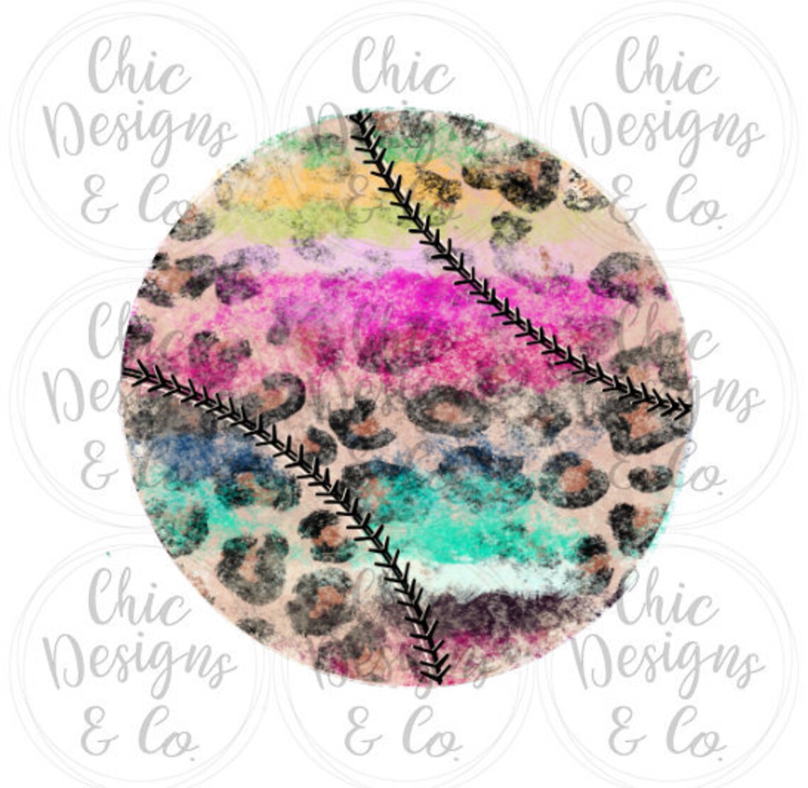 Cheetah Serape Baseball Digital File PNG Files Digital - Etsy