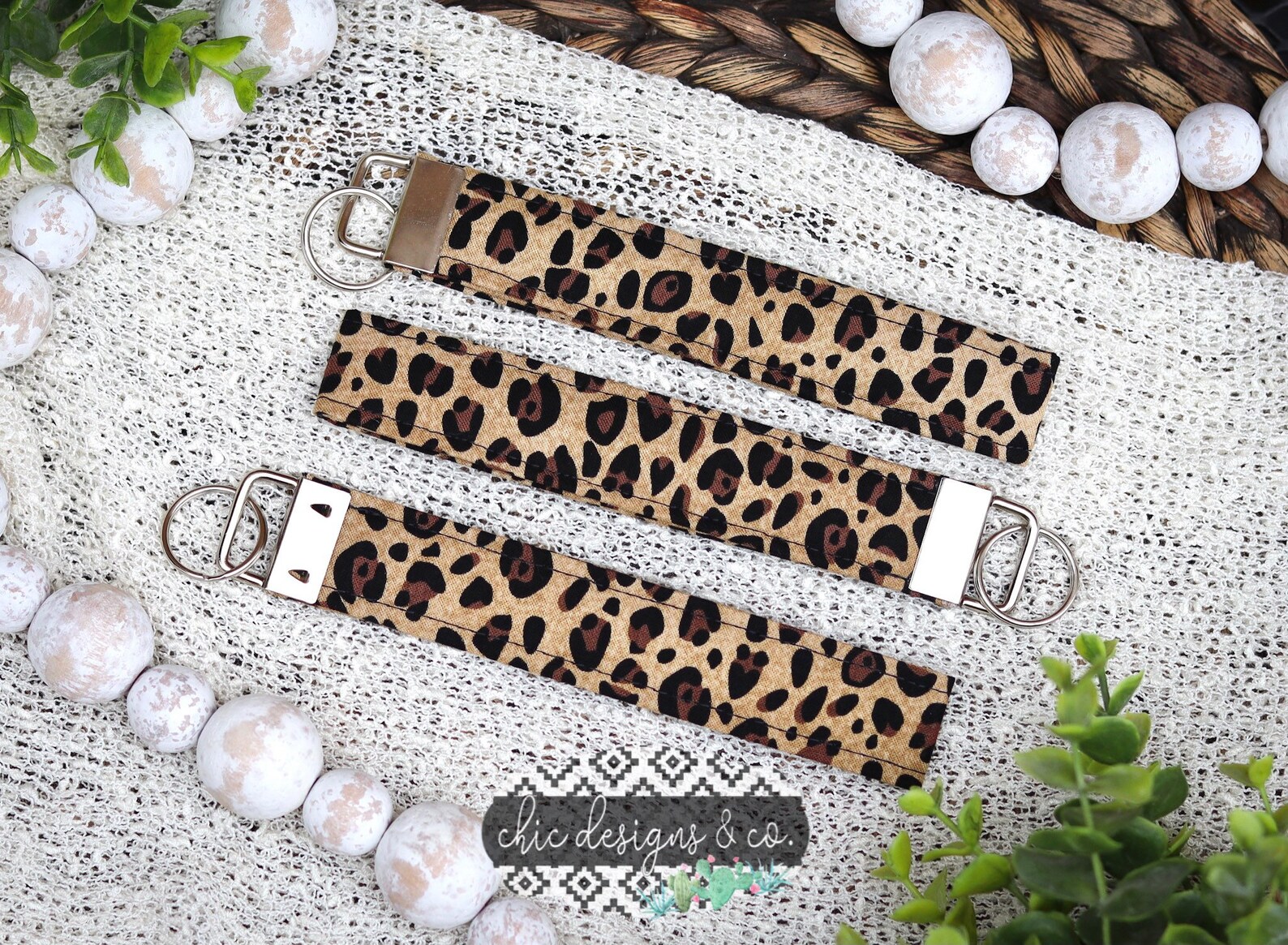 Wrist Key fob Leopard Key Fob Key Fob Leopard Key Chain | Etsy