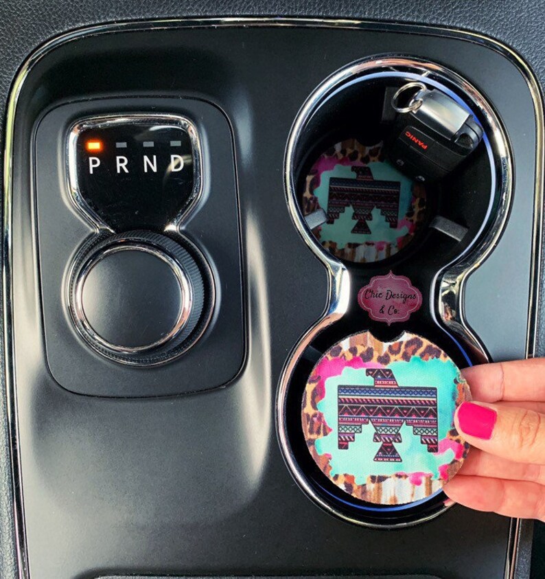 Aztec Car Coasters Coaster Set Western Car Coasters Rustic - Etsy