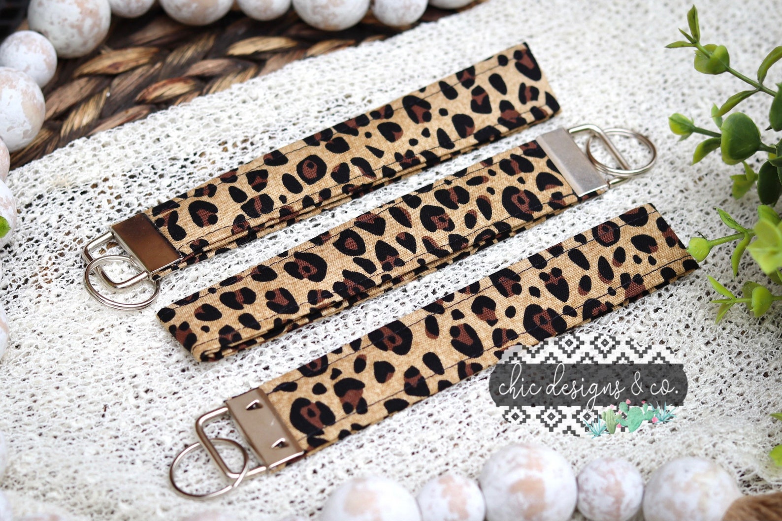 Wrist Key fob Leopard Key Fob Key Fob Leopard Key Chain | Etsy