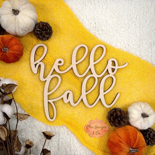 Fall Wood Signs - Etsy
