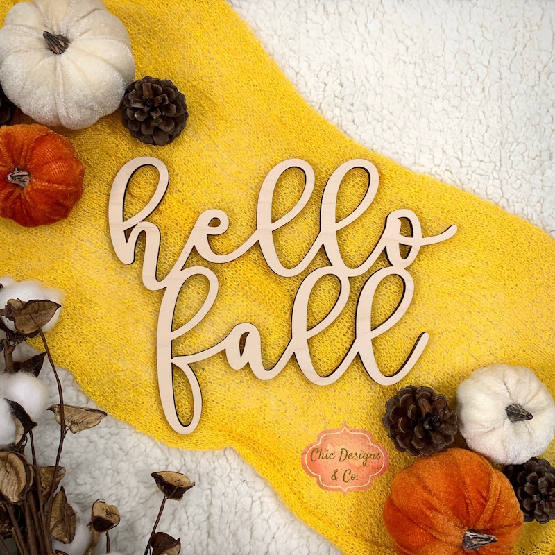 Fall Wood Sign - Etsy