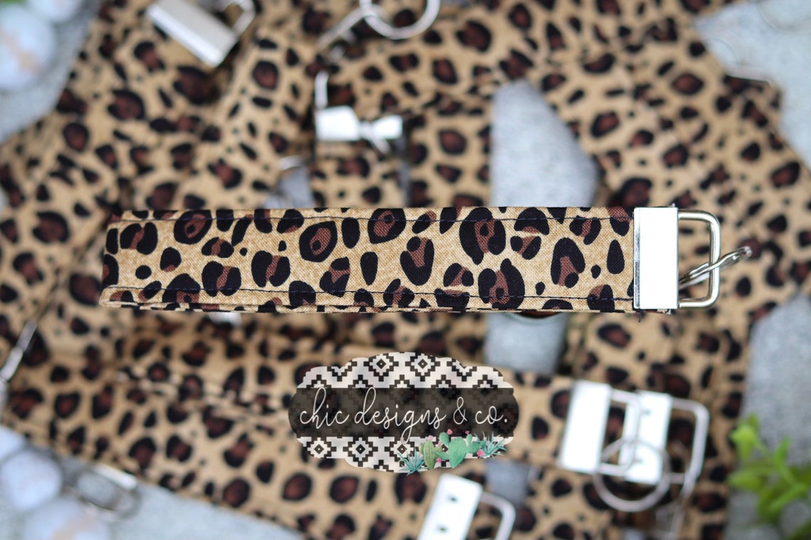 Wrist Key fob Leopard Key Fob Key Fob Leopard Key Chain | Etsy