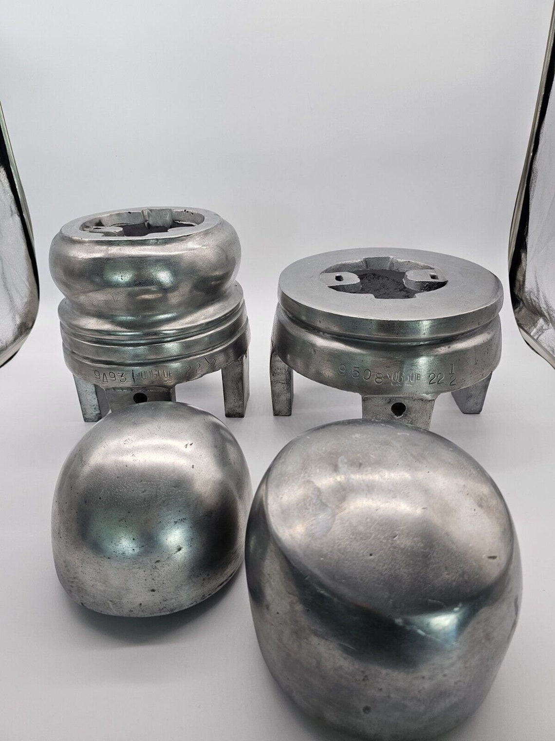 VOGUE NEW YORK Aluminum Hat Block Form Millinery Brim Mold Size 22.5 - Etsy