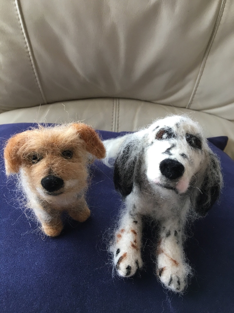 Needle felted custom pet portrait. Model. Pet. Fibre art. Pet | Etsy