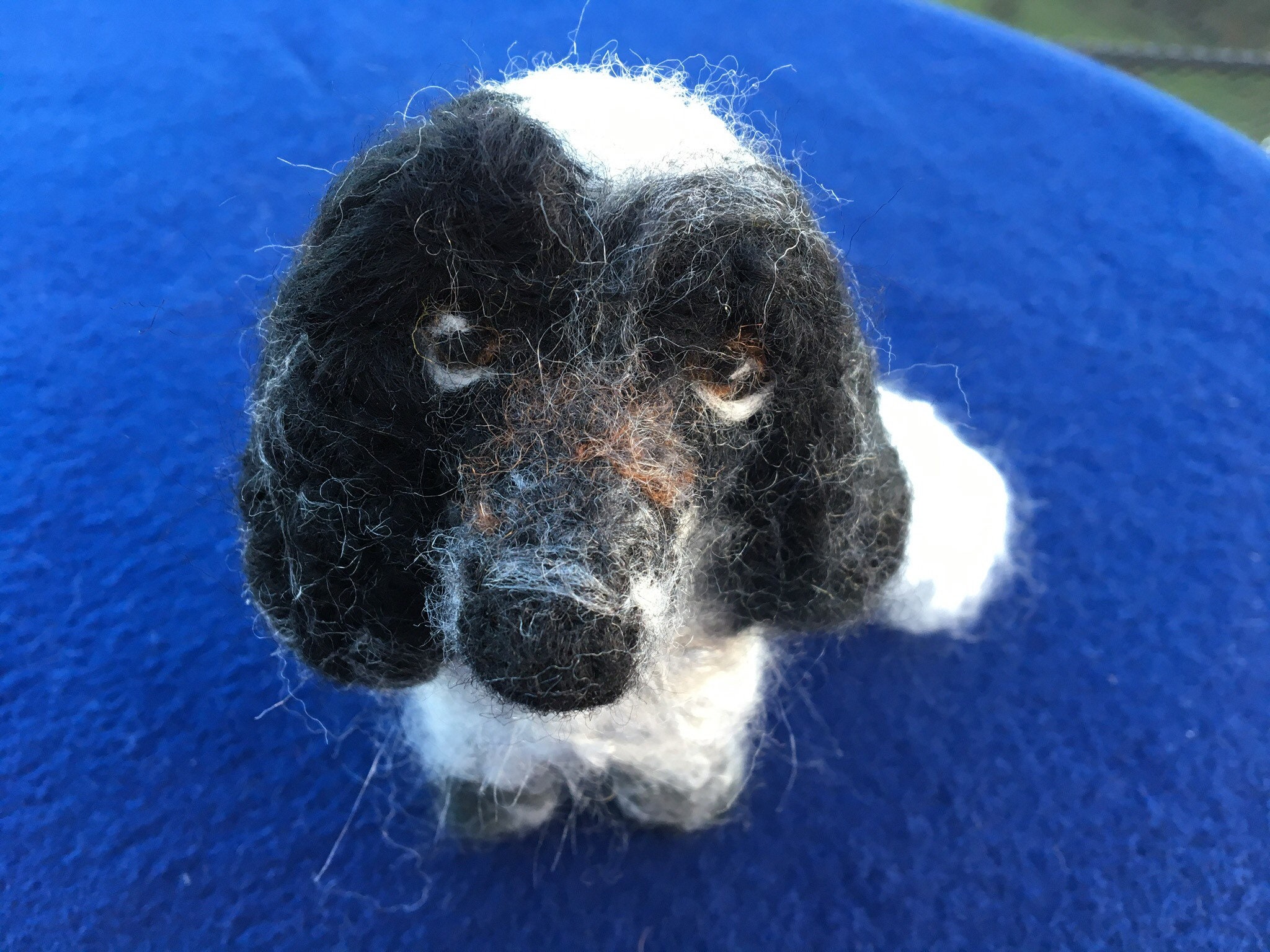 Needle felted custom pet portrait. Model. Pet. Fibre art. Pet | Etsy