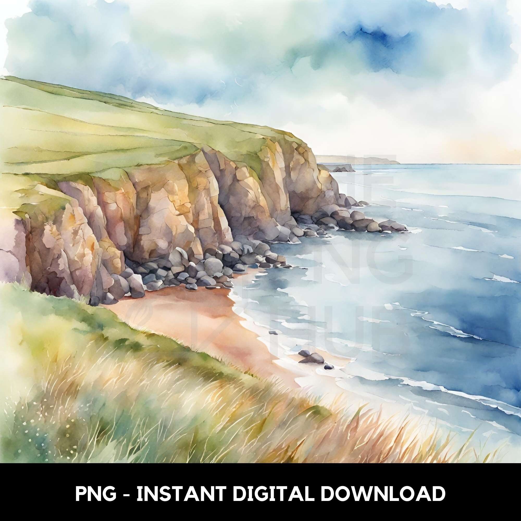 10 British Coastline Clipart PNG Designs Bundle of High Quality Instant ...