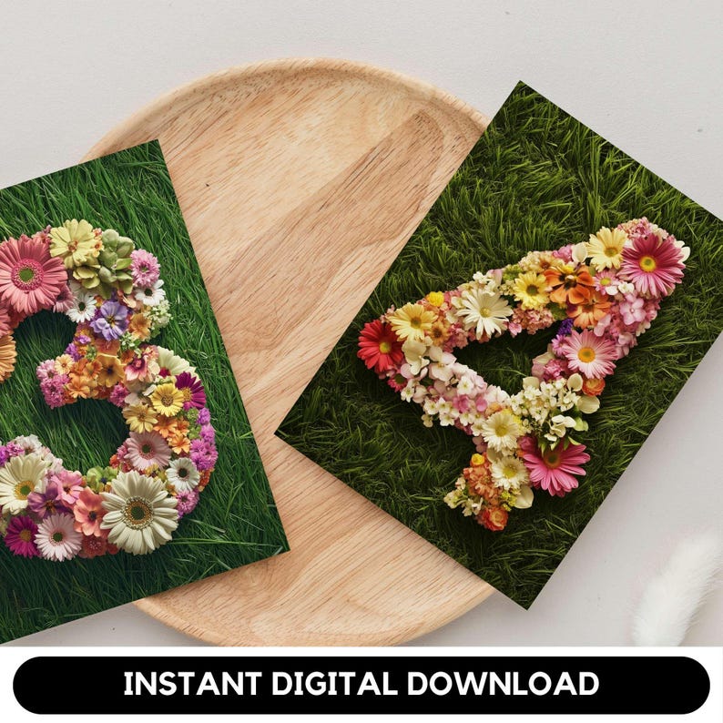 Nature 0-10 Printable Number Cards, Summer Flowers, Montessori Reggio ...