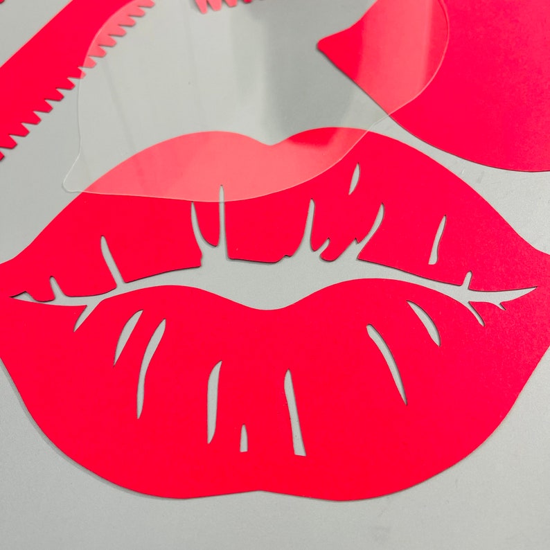 Lips Box Template Svg, Png, Jpg, Pdf Files. Valentines/ Mothers Day ...