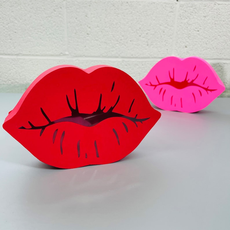 Lips Box Template Svg, Png, Jpg, Pdf Files. Valentines/ Mothers Day ...
