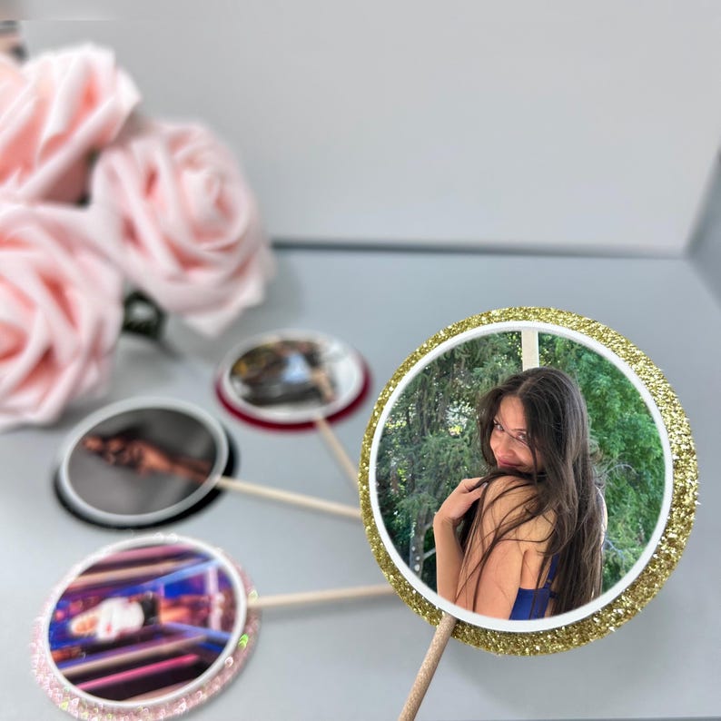 YOUR PHOTO Cupcake Toppers/ Custom Toppers, Any Occasion, Modeling ...