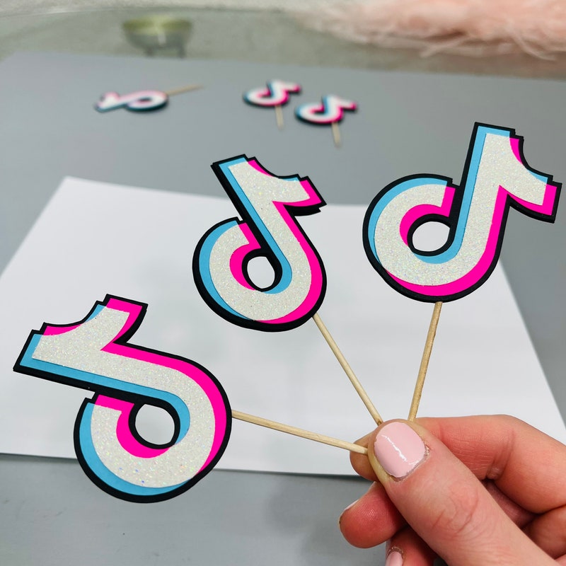 Tik Tok Cake Topper - Etsy