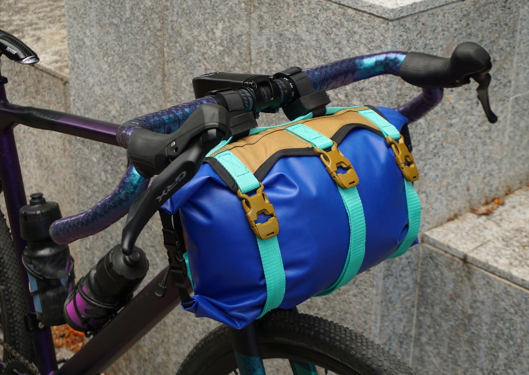 Handlebar Harness for Bikepacking, Double End Dry Bag, Bike Bag for ...